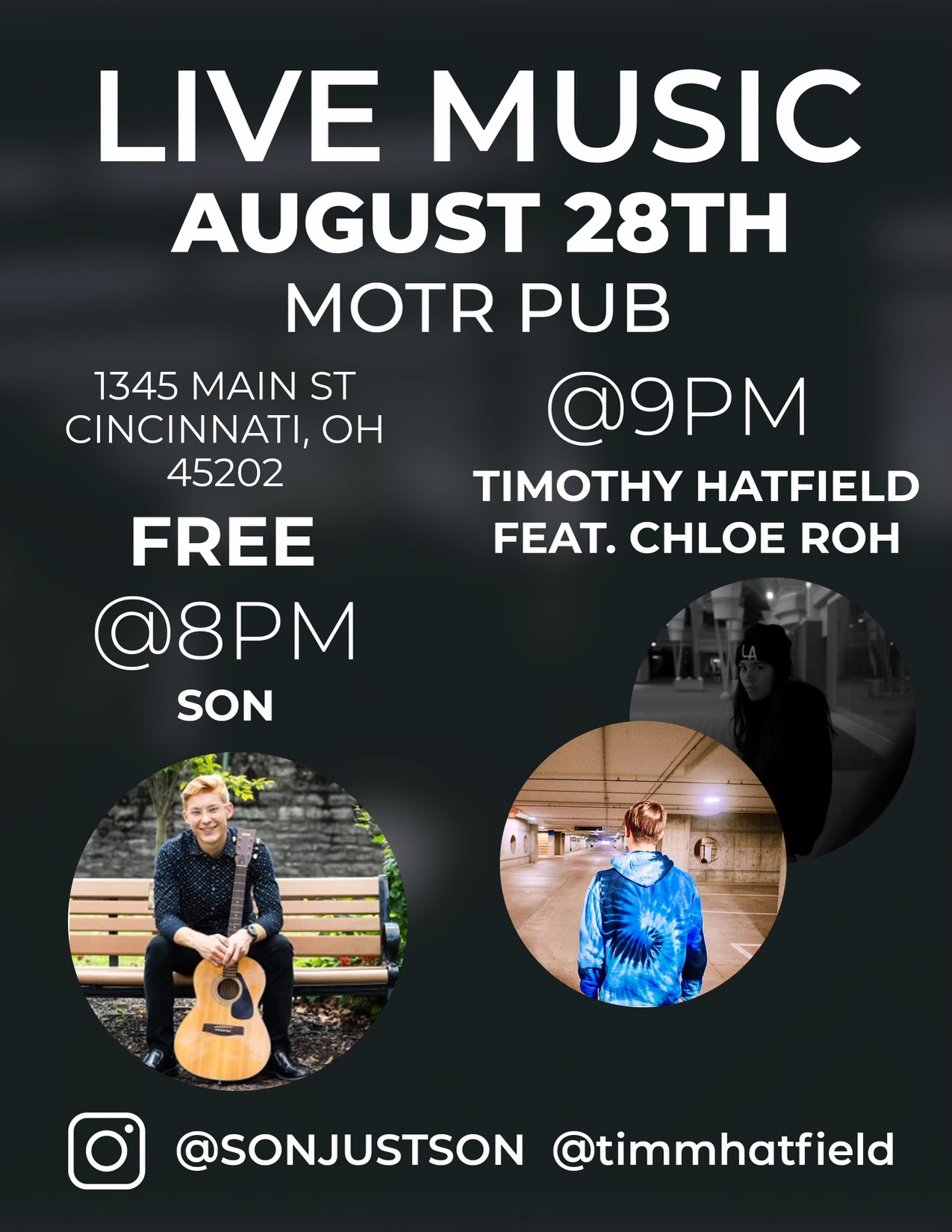 TIMOTHY HATFIELD w/ SON | MOTR Pub Over-the-Rhine Cincinnati